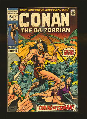 Conan The Barbarian # 1 - 1st King Kull cameo, BWS cover & art Fine+ ...