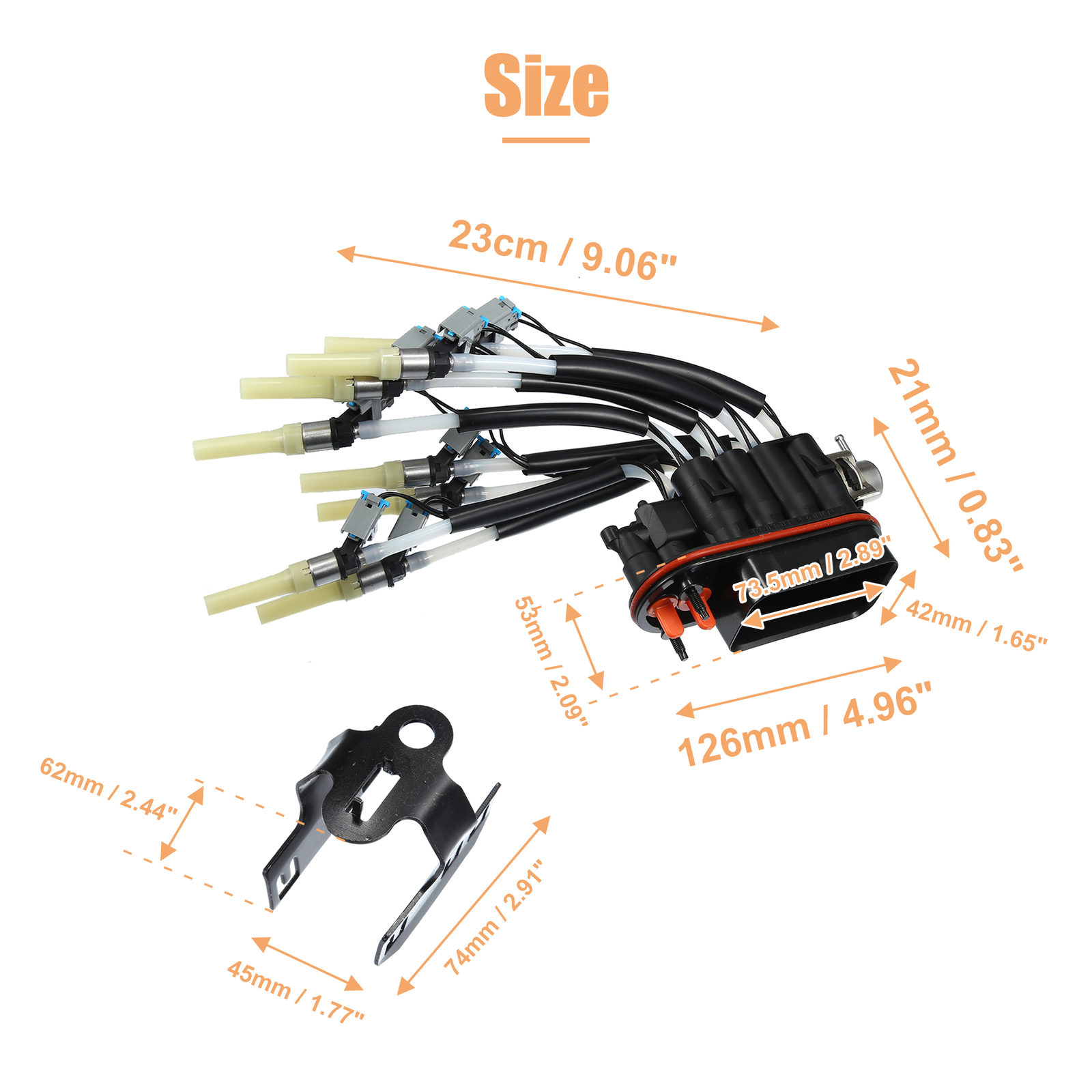 FJ504 Multi Port Fuel Spider Injector Assembly for Chevy for GMC V8 5 ...