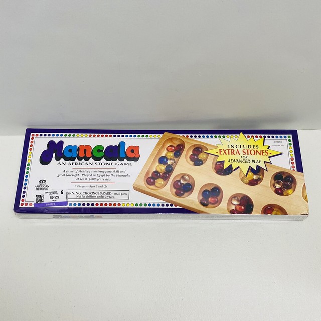 Vintage RARE Mancala African Stone Game Great American Trading Company ...