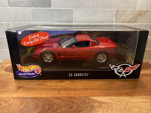 Hot Wheels Collectibles Chevrolet C5 Corvette Custom Candy-Red Paint | eBay