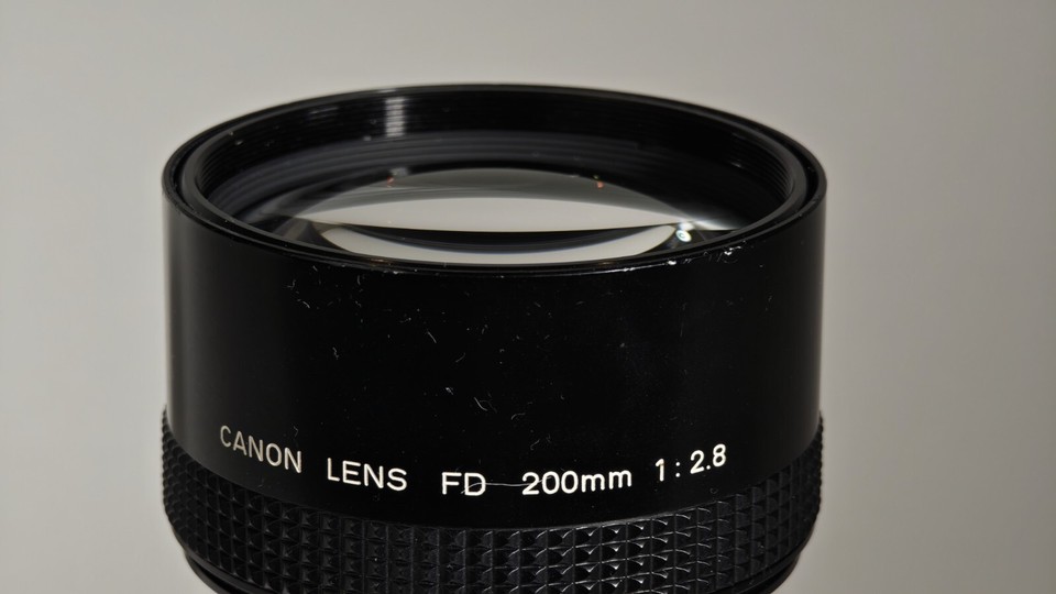 Canon New FD NFD 200mm f2.8 MF Telephoto Lens FD Mount | eBay