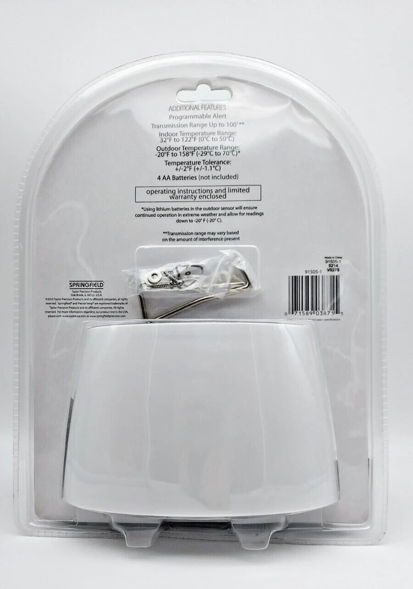 Springfield Digital Rain Gauge Wireless