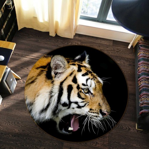 3D Tiger Mouth O1991 Animal Non Slip Rug Mat Elegant Photo Carpet Fay ...