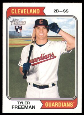 2023 Topps Heritage #319 Tyler Freeman Rookie | eBay