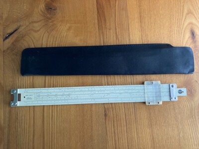 Pickett N903-T Trig and Conversion Slide Rule w/case | eBay