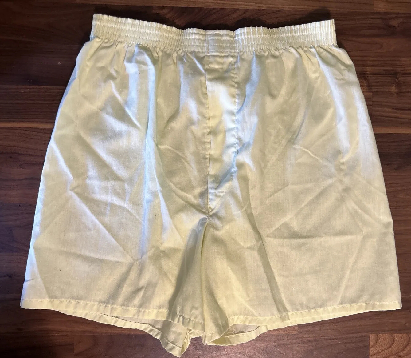 Vintage Kmart Boxer Shorts 50/50 Classic LOOK 33-36 Pastel Yellow | eBay