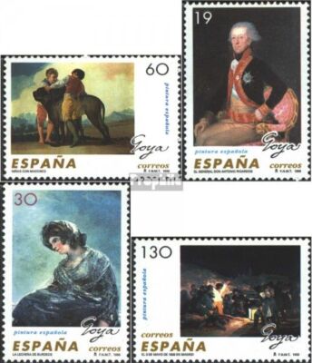 Spain 3284-3287 mint/MNH 1996 Goya | eBay
