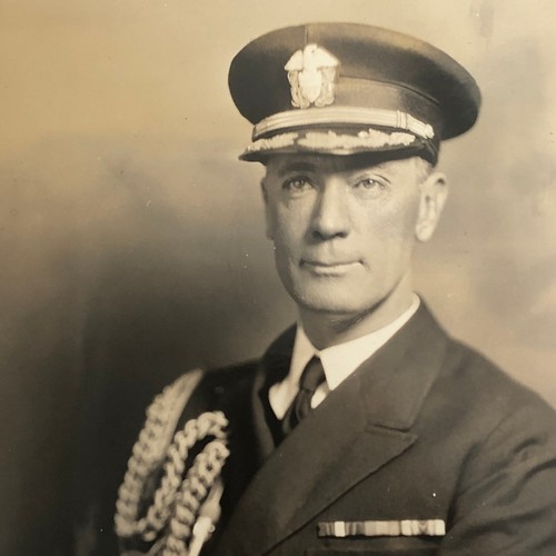 Military Navy Press Photo Photograph Naval Aide to President Captain ...