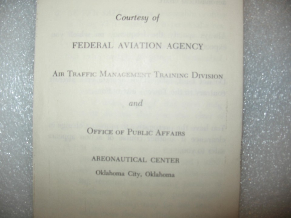 Vintage "The Control Tower" FAA Air Traffic Management Training ...