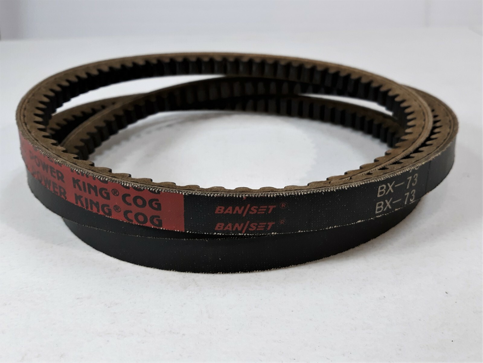 Bando Power King Cog BX Series Raw Edge Cogged V Belt, 0.66" Wide 0.41 ...