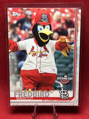2019 Topps Opening Day *Mascot Fredbird* Baseball Card #M-22 St. Louis ...