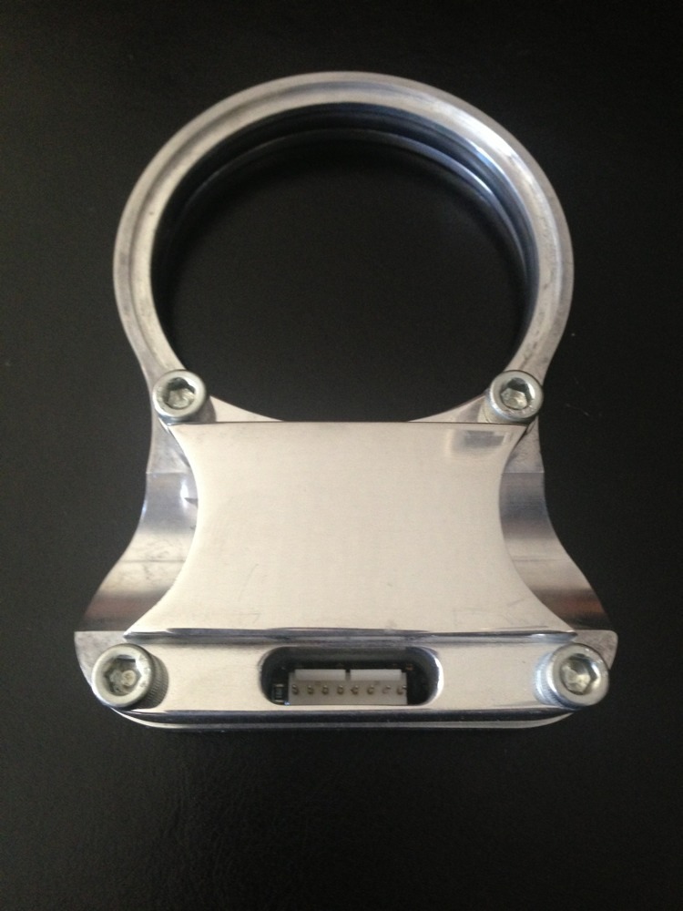 thunderheart harley speedometer 3 3/8" speedo billet bracket dash ...