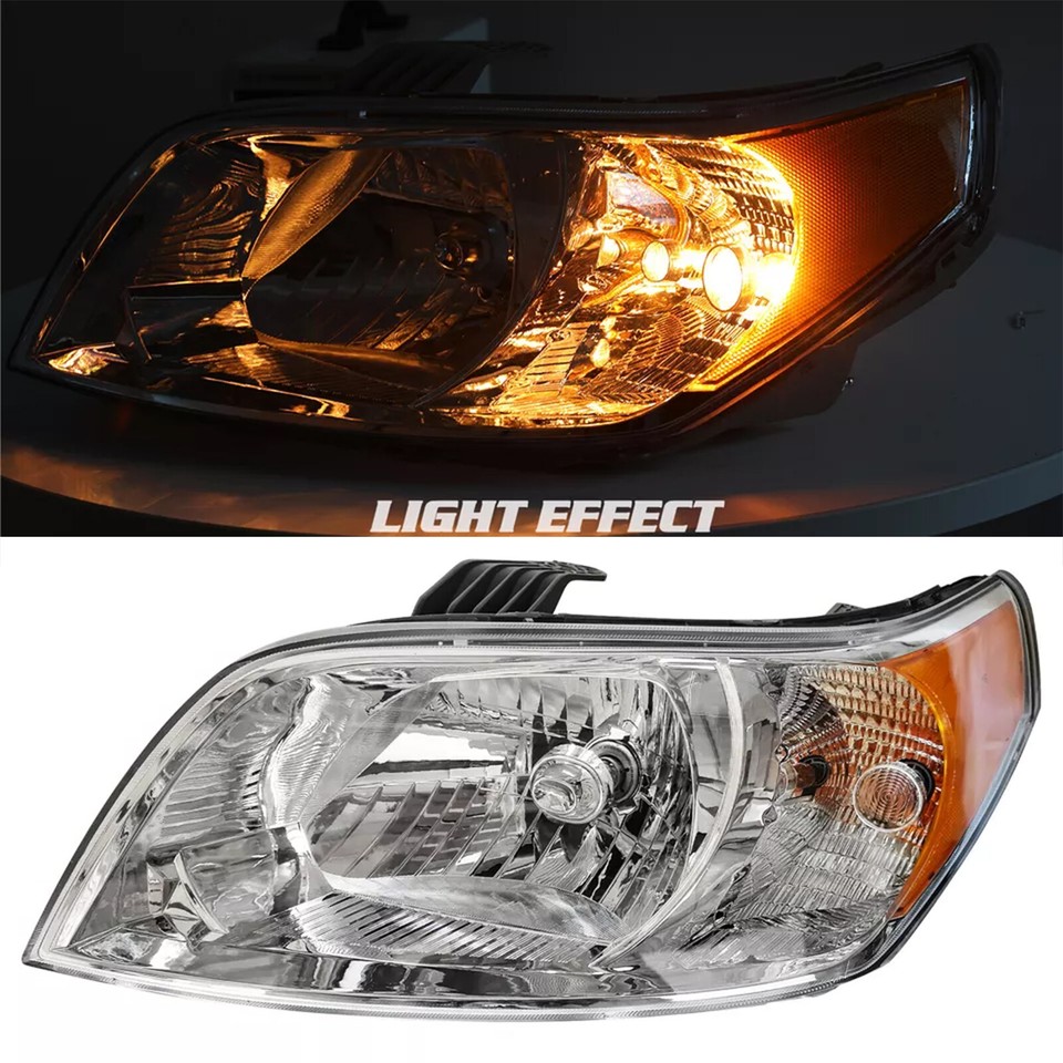 Fit 2009 2010 2011 Chevy Aveo 5 Aveo5 Pair Headlight W/ Bulb Left+Right ...