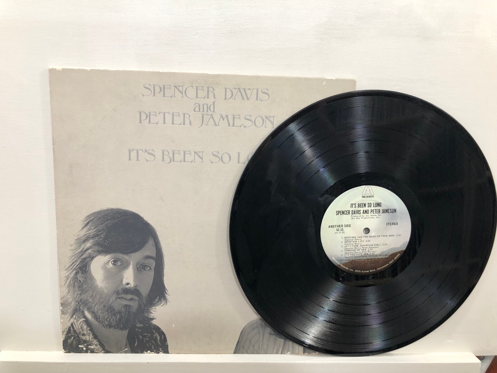 Spencer Davis and Peter Jameson- It's Been So Long LP MediArts 41-11 ...