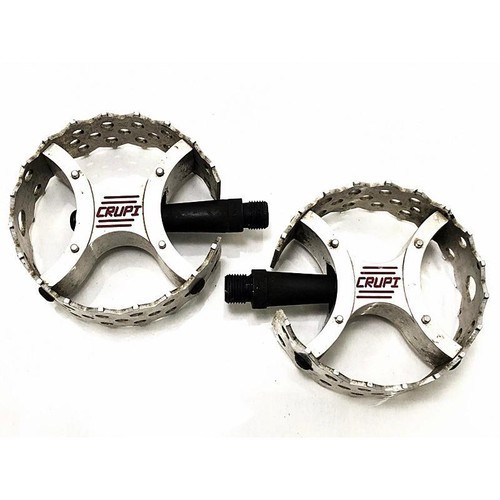 Crupi Pro Round Pedal Chromoly BMX Flat Used Condition | eBay