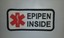 Nice Quality Sew - On patch - U-pick Size/Color - EPIPEN INSIDE | eBay
