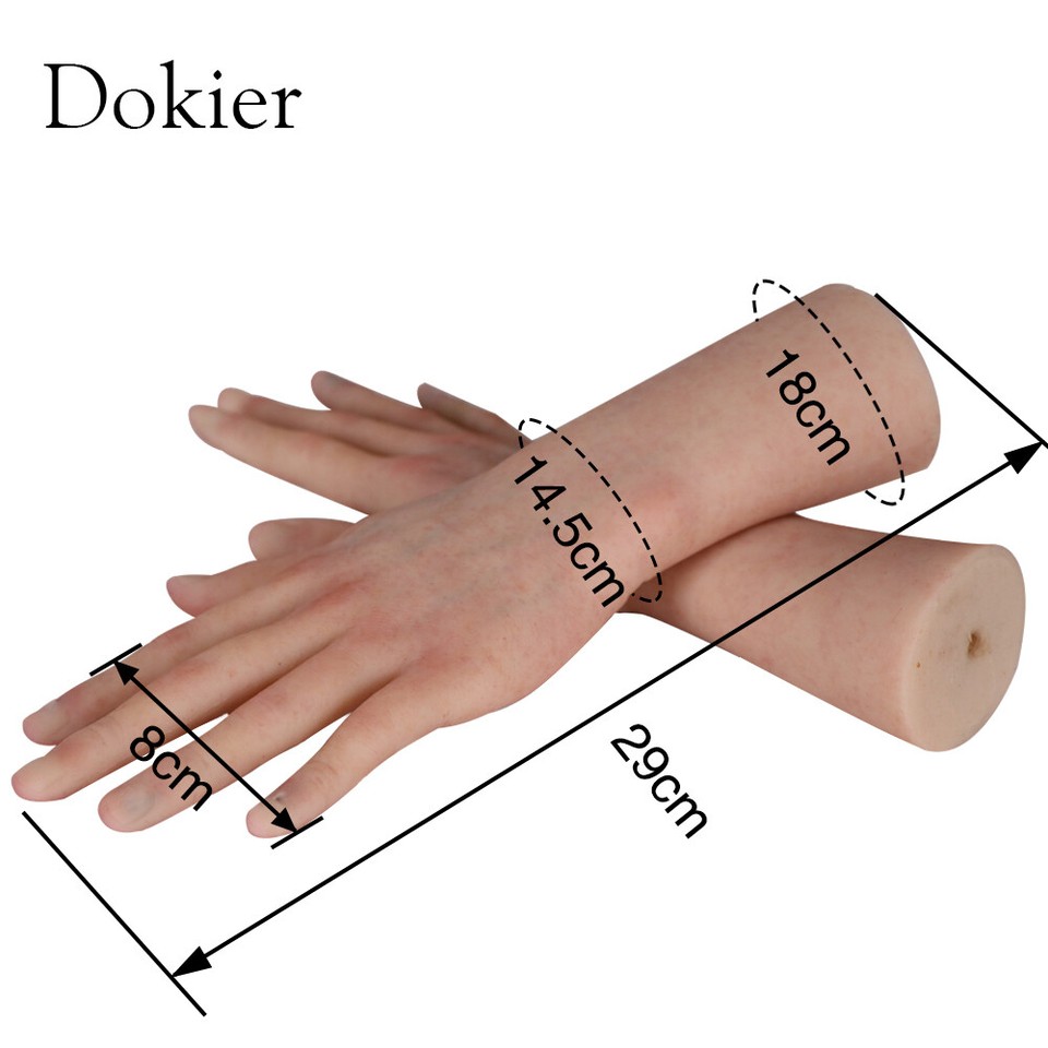 Dokier Silicone Female Hands Model Lifesize Mannequin Display Fake ...