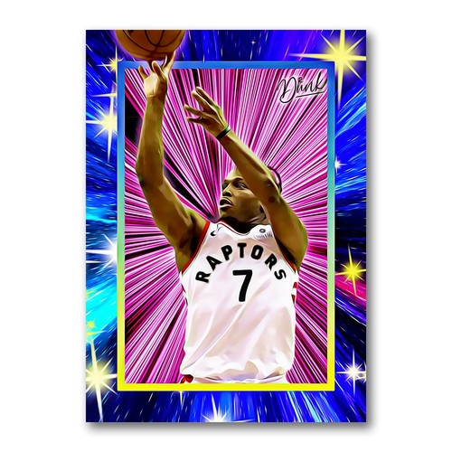 Kyle Lowry Swish Upon A Star Sketch Card Limited 01/20 Dr. Dunk Signed ...