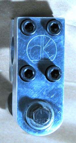 DK Inverted BMX Stem Chromo 1" Vintage BMX Old/Mid School Stem | eBay