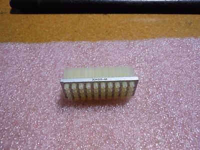 LOCKHEED MARTIN CONNECTOR BLOCK NO CONTACTS # 334011-41 NSN: 5935-00 ...