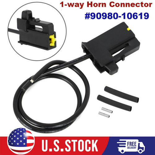 1-way Horn Connector Plug For Toyota Lexus Scion Subaru #90980-10619 US ...