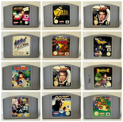 N64 Nintendo 64 Games - Various Titles - Multi Listing - Cart Only | eBay