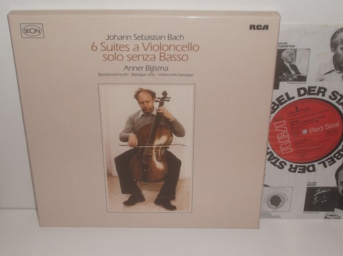 RL 30369 JS Bach Solo Cello Suiten Anner Bijlsma Barock Cello 3LP Box ...