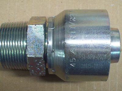 *NEW* GOODYEAR S4-NPM-2020, 28615-2020, 1-1/4" HOSE 1-1/4" PIPE FITTING ...