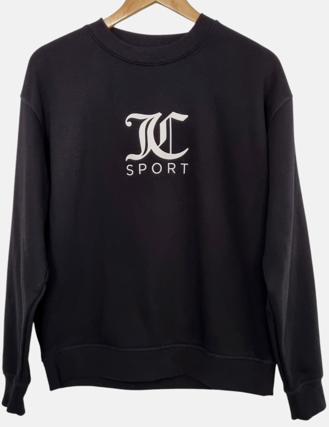 JUICY COUTURE SPORT JC Sport Logo Black Crew Jumper P… - Gem