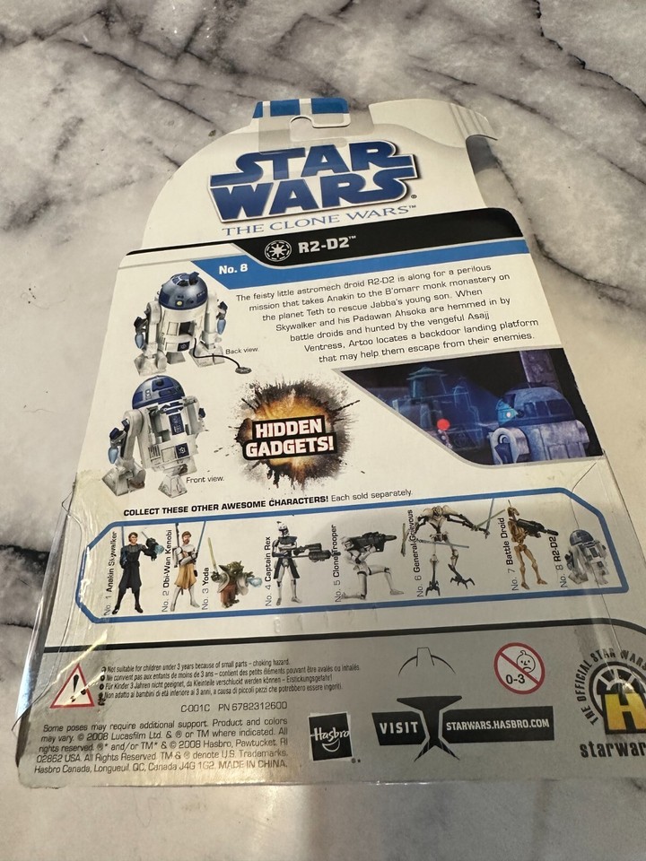 Hasbro Star Wars The Clone Wars R2-D2 VINTAGE 2008 NEW IN BOX SEE ...