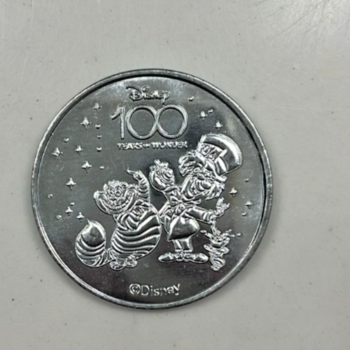 !New Disney 100 Years Wonder Celebration Cheshire Cat Mad Hatter Coin ...
