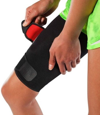 Adjustable Thigh Brace Support, Quadriceps Support and Thigh Wraps for ...