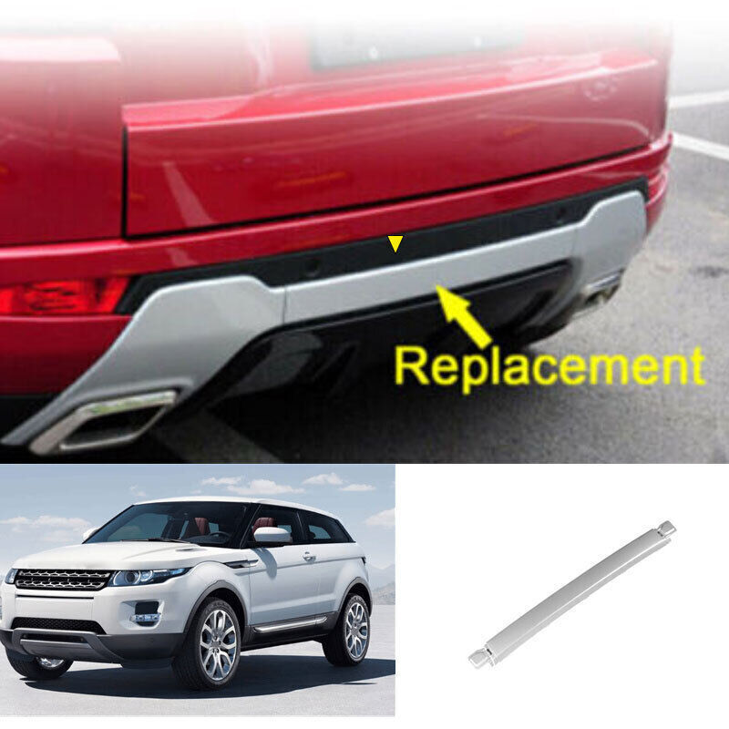 For Range Rover Evoque 2012-2019 Silver Rear Bumper Guard Lower Strip ...