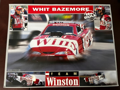 NHRA Whit Bazemore Drag Racing Promotional Hero Card Handout | eBay