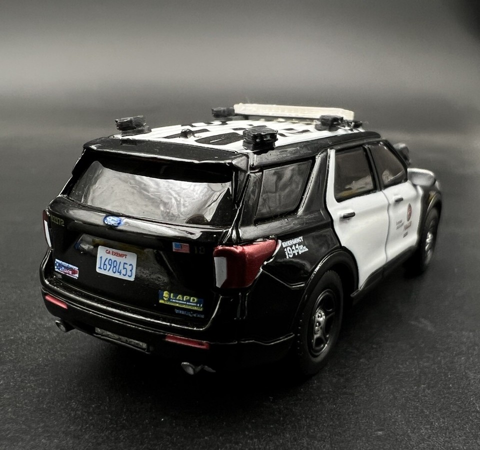 4-Pack 1/64 Scale Model ALPR License Plate Reader Police Car SUV 6422 ...