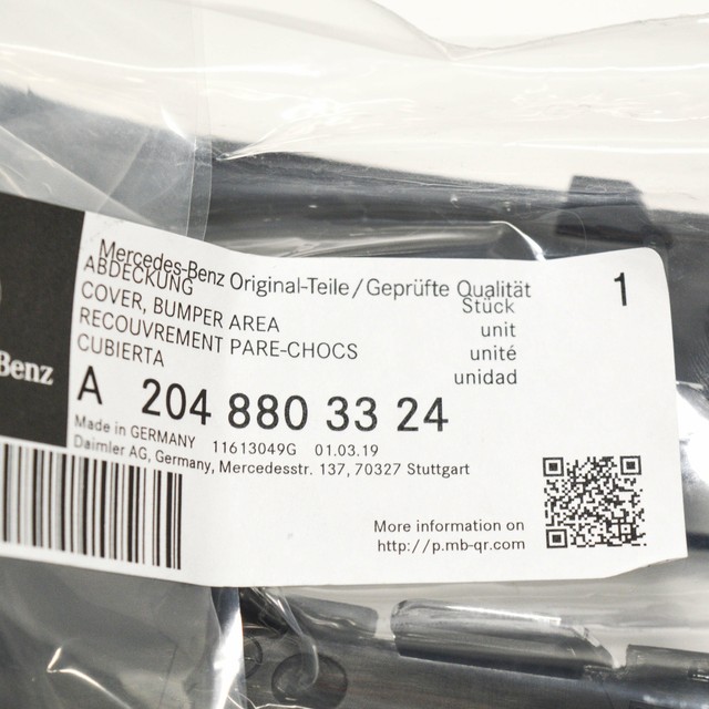 MERCEDES BENZ C Class W204 Foglight Grill O/s A2048803324 for sale ...