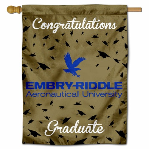 Embry Riddle Aeronautical University Graduation Gift Decorative Flag | eBay