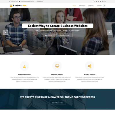 🥇 Business Pro Design 6 WordPress Website for Sale W/ Woocommerce ...
