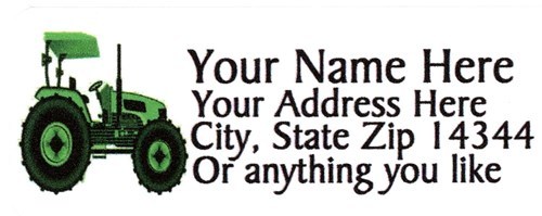 Tractor Design#3-Personalized Address Labels 50PCS FREE US Shipping | eBay