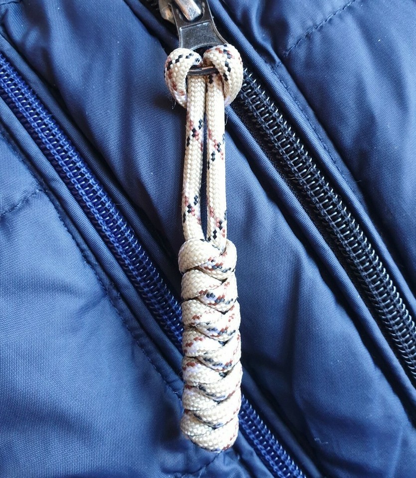 Paracord Keyring Zip Pull Set Desert camo | eBay