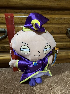 STEWIE GRIFFIN RARE FAMILY GUY WIZARD PLUSH PURPLE TOY NWT | eBay