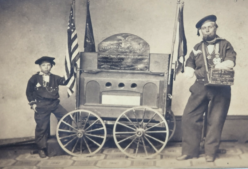 RARE Civil War CDV Double Amputee Uniformed US Navy Sailor Bernard Toby ...