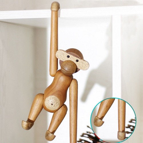 Wooden Monkey Denmark Teak Wood Limba Wooden Monkey Animal Gift Wooden ...