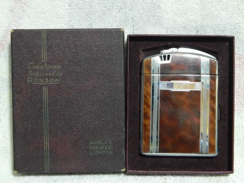 Twentycase Fashioned by Ronson ~ Lighter & Case w/ Box ~ Regal Storage ...