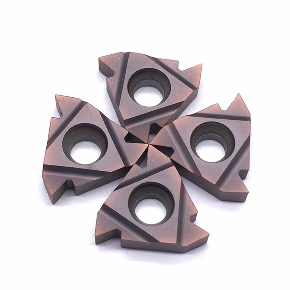 Carbide Inserts 10 Piece 10pcs 16IR AG60 Carbide Insert Cutting Kit ...