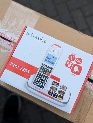 Swissvoice Xtra 2355 Cordless Big Button - Hearing Aid Elderly Amplified Phone | eBay UK