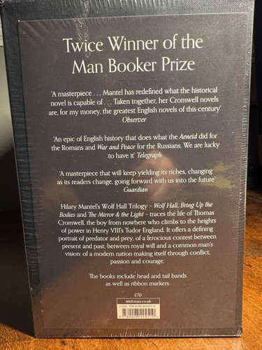 The Wolf Hall Trilogy by Hilary Mantel (2020) Hardcover New Sealed Box ...
