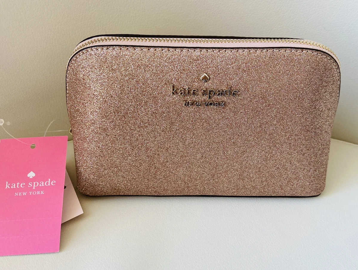 Kate Spade Rose Gold Makeup Bag | Saubhaya Makeup
