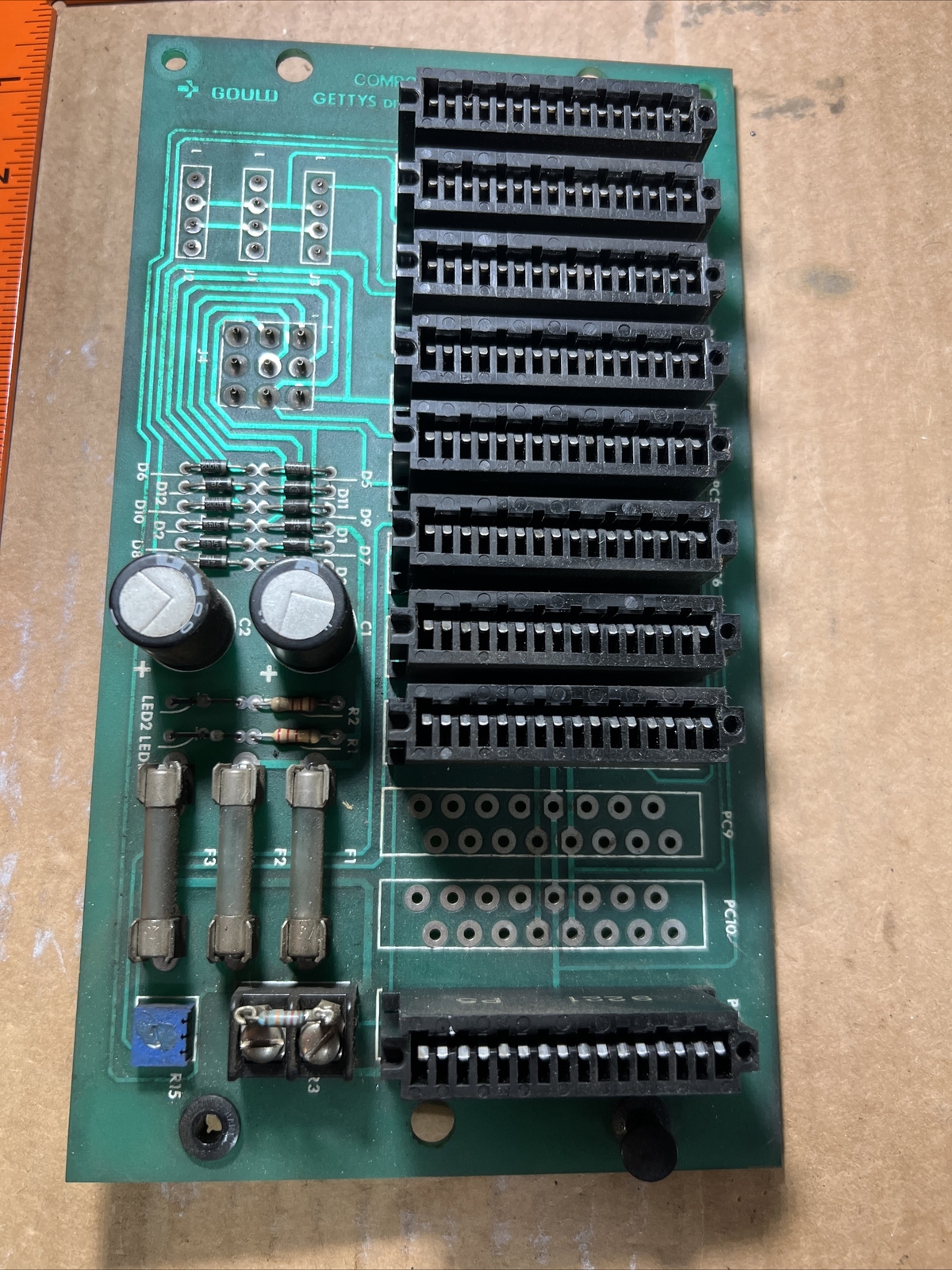 Gettys/Gould Main PC Mother Circuit Board 700-0014-00 Rev. F | eBay