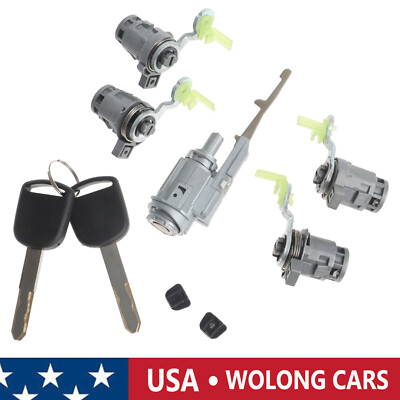 Vehicle Ignition Key Switch & Door Lock Cylinder Set for Honda Element ...
